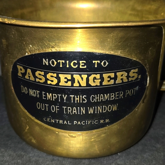 No Brand | Other | C Vtg Central Pacific Railroad Rr Brass Passenger ...